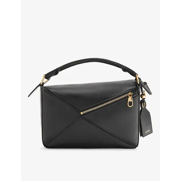 Loewe Puzzle Small Leather Top-handle Bag - Black