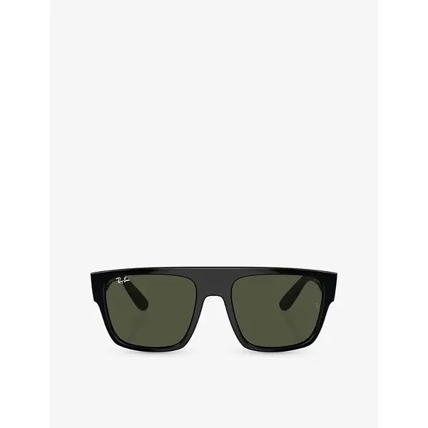 Ray-ban Square-frame Propionate Sunglasses - Black