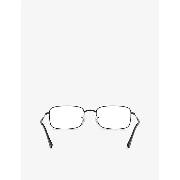 Ray-ban Rectangular Metal Optical Glasses - Black