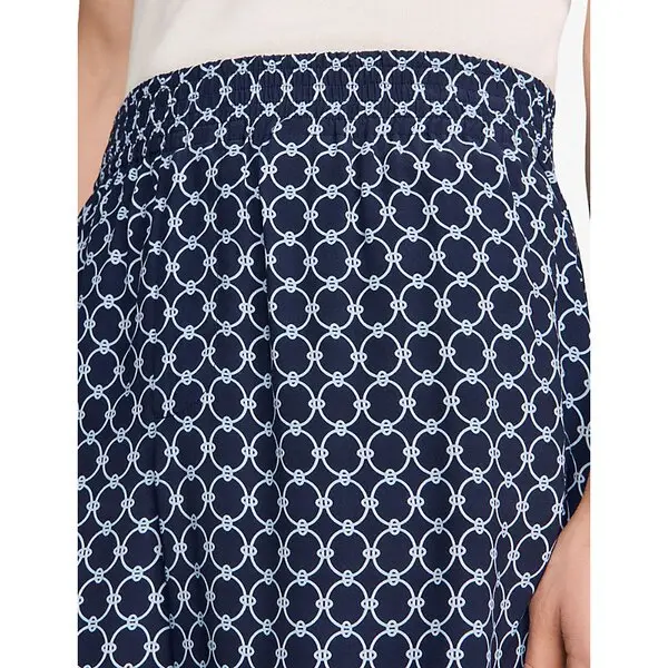 Sandro Graphic Print Elasticated Waist Woven Shorts