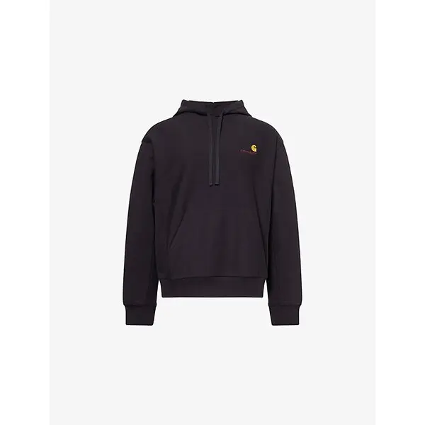 Carhartt Work In Progress American Script Zip-up Cotton-blend Hoodie