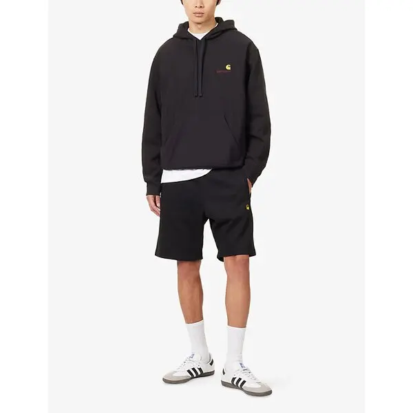 Carhartt Work In Progress American Script Zip-up Cotton-blend Hoodie