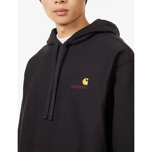 Carhartt Work In Progress American Script Zip-up Cotton-blend Hoodie
