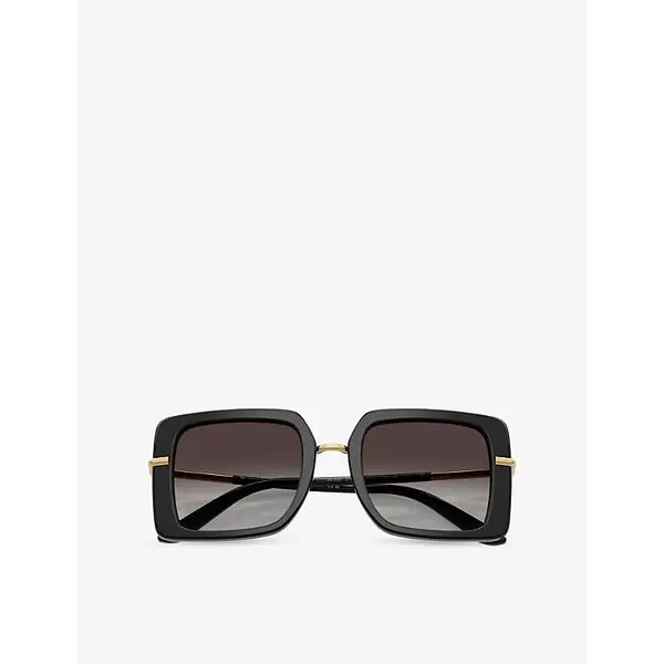 Dolce & Gabbana Dg4491 Square-frame Sunglasses - Black