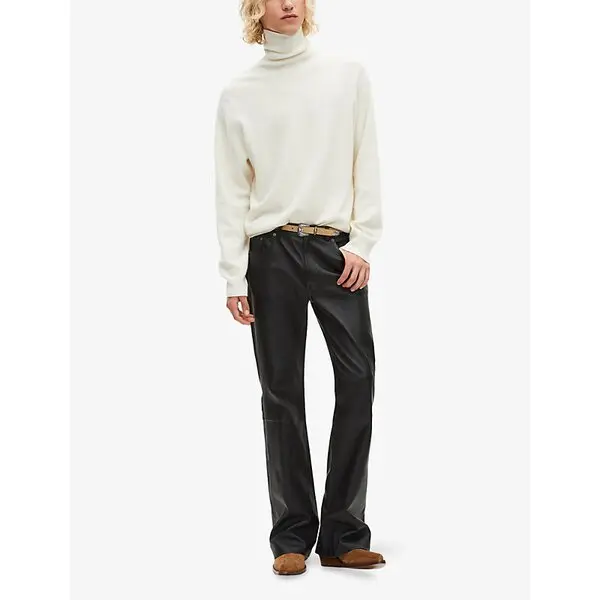 The Kooples Relaxed-fit Turtleneck Cashmere-blend Jumper