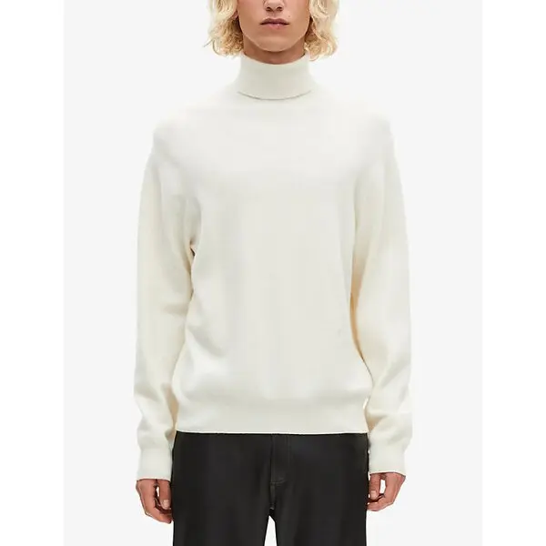 The Kooples Relaxed-fit Turtleneck Cashmere-blend Jumper