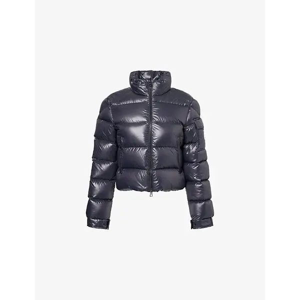 Moncler Petra Cropped Down Jacket - Black