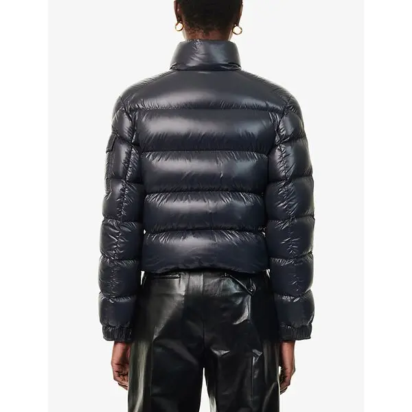 Moncler Petra Cropped Down Jacket - Black