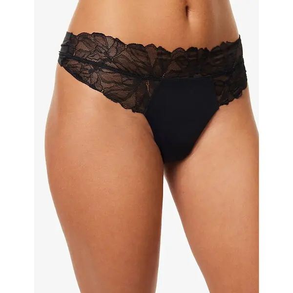 Calvin Klein Perfectly Fit Lace Stretch-woven Thong