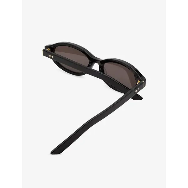 RETROSUPERFUTURE Parola Oval-frame Acetate Sunglasses - Black