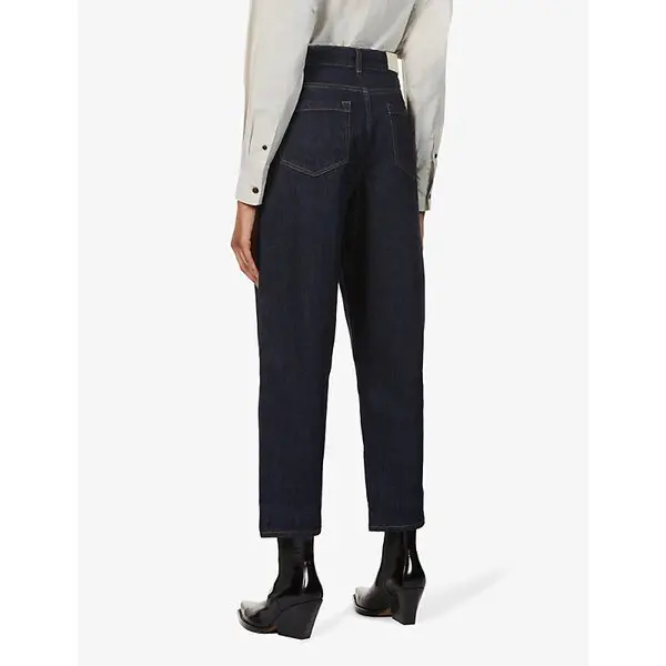 Whistles Authentic High-rise Straight-leg Jeans