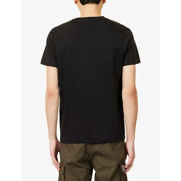 BELIER Mercerised Crewneck Cotton-jersey T-shirt - Black