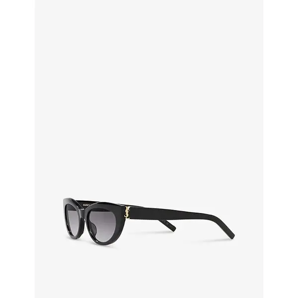 Saint Laurent Oval Frame Acetate Sunglasses