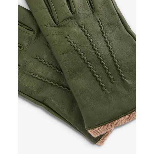 DENTS Lorraine Leather Gloves - Sage