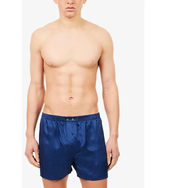 Derek Rose Woburn Classic-fit Silk Boxers
