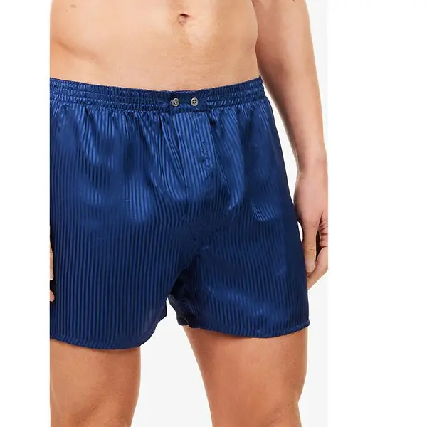 Derek Rose Woburn Classic-fit Silk Boxers