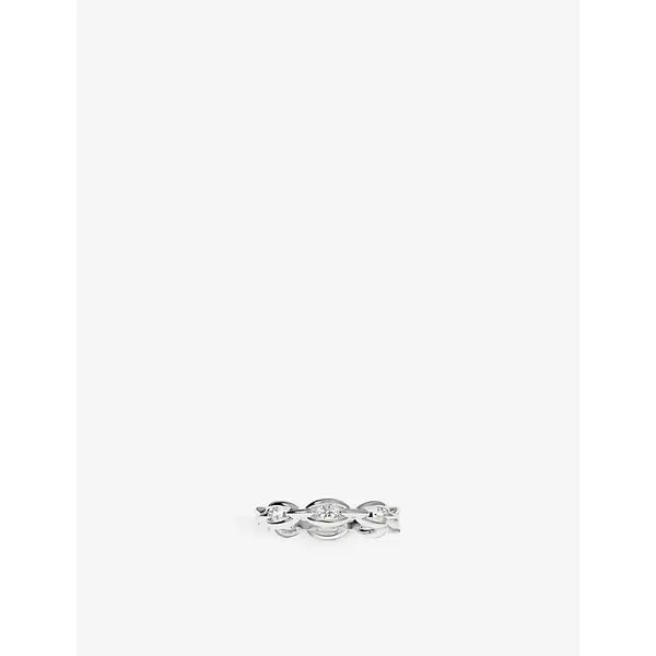 APM MONACO Hiver Sterling And Cubic Zirconia Ring - Silver