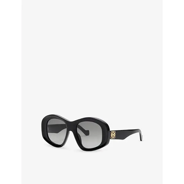 Loewe Pentagon Beveled Acetate Sunglasses