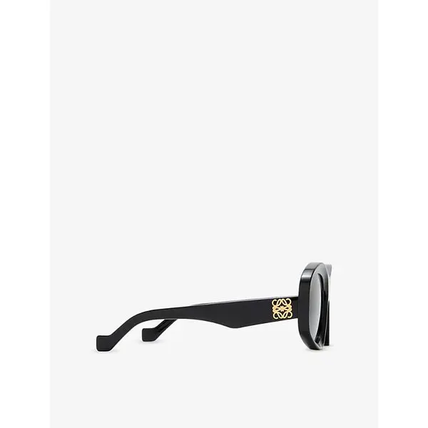 Loewe Pentagon Beveled Acetate Sunglasses