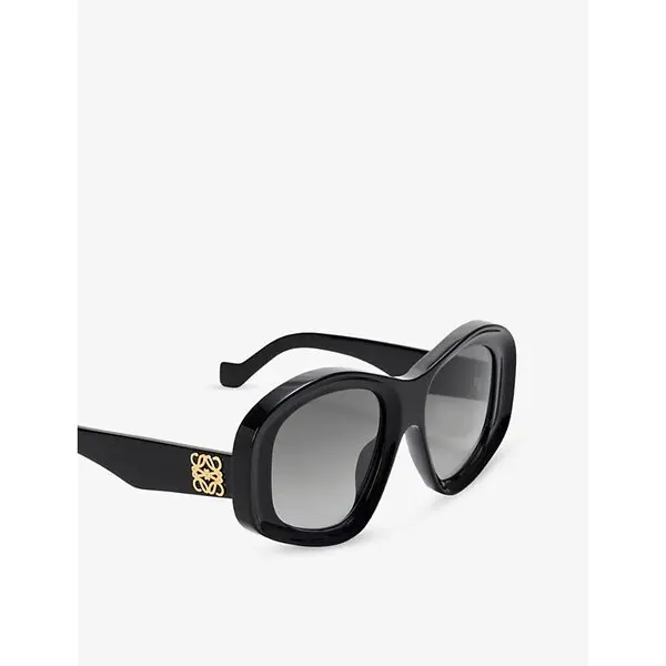 Loewe Pentagon Beveled Acetate Sunglasses