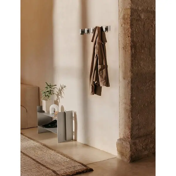 FERM LIVING Lager Low Rack 77cm - Aluminium