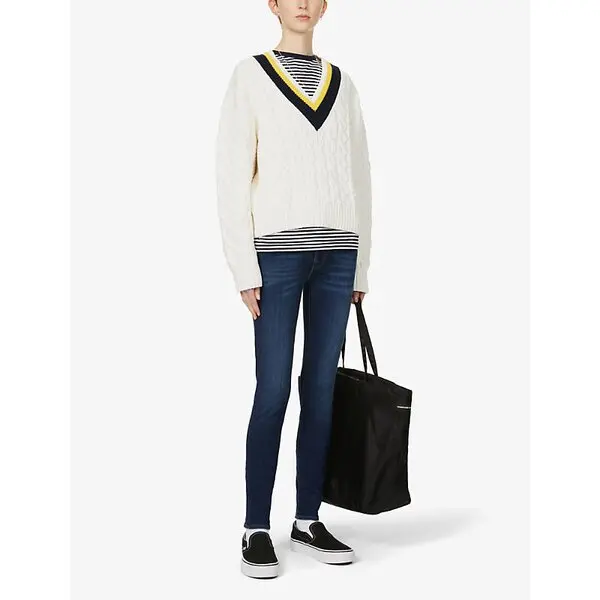 7 For All Mankind Slim Illusion High-rise Skinny Jeans