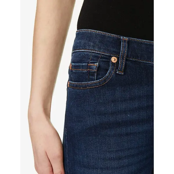 7 For All Mankind Slim Illusion High-rise Skinny Jeans