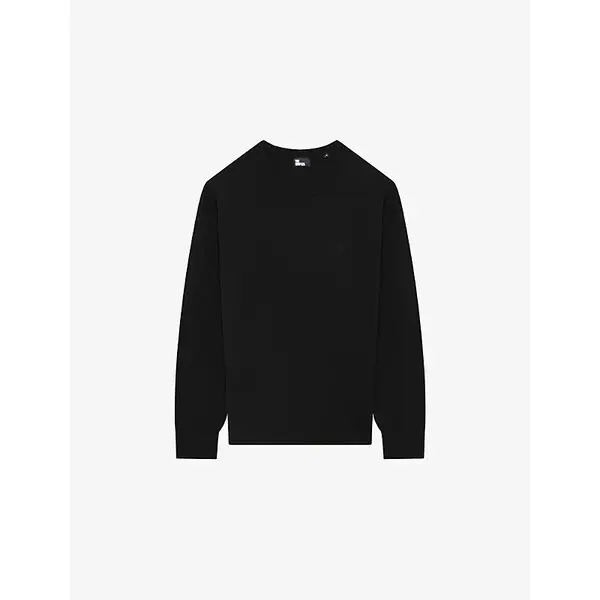 The Kooples Logo-embroidered Crewneck Wool Jumper