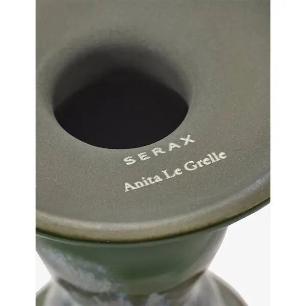 SERAX Terres De Rêves Ceramic Candle Holder 10.5cm - Green