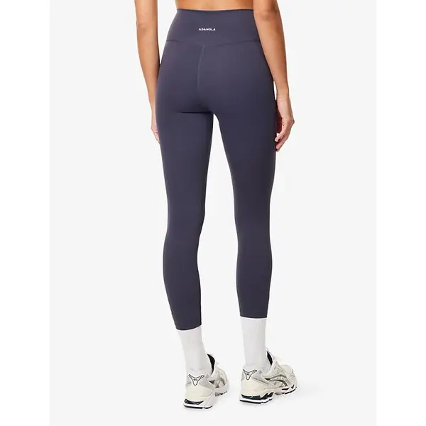 ADANOLA Ultimate Logo-print Regular Stretch-jersey Leggings