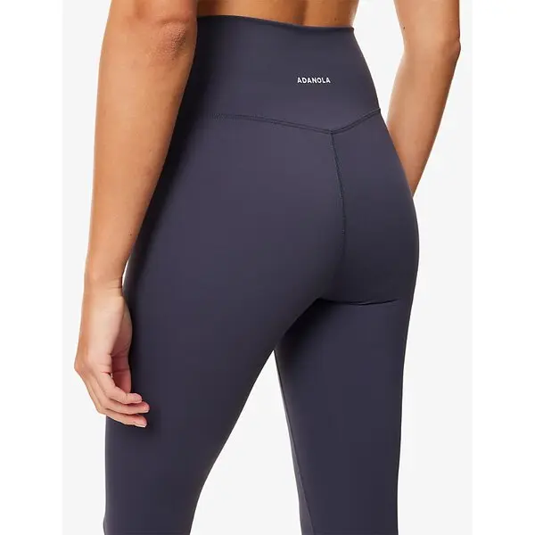 ADANOLA Ultimate Logo-print Regular Stretch-jersey Leggings