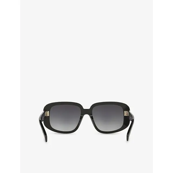 Celine Square Acetate Sunglasses - Black