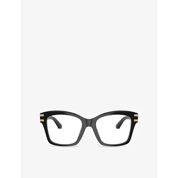 Dolce & Gabbana Square Frame Acetate Optical Glasses - Black