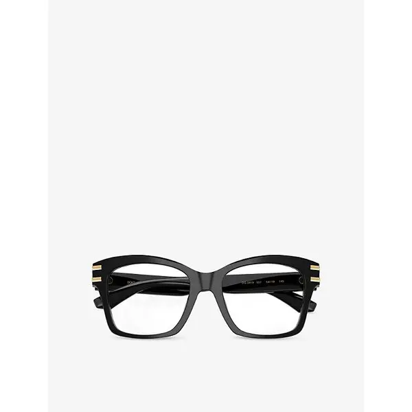 Dolce & Gabbana Square Frame Acetate Optical Glasses - Black