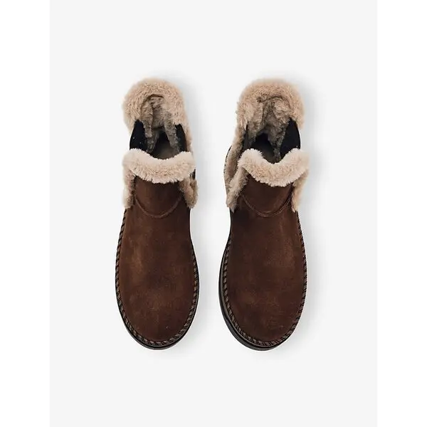 REISS Lexi Suede Ankle Boots