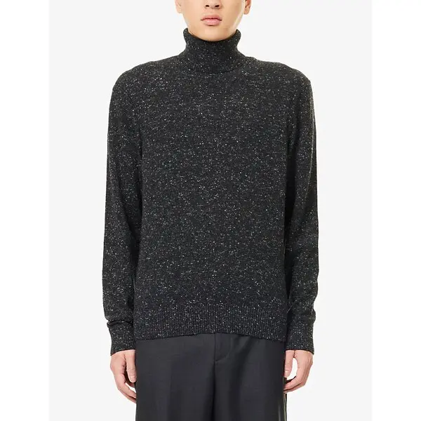 Dunhill Cashmere Blend Roll Neck Jumper
