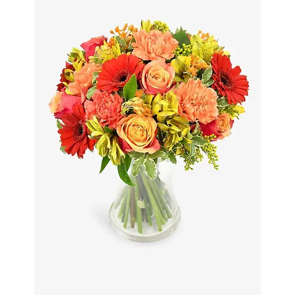 FLOWERS & PLANTS CO. Peach Melba Fresh Flower Bouquet