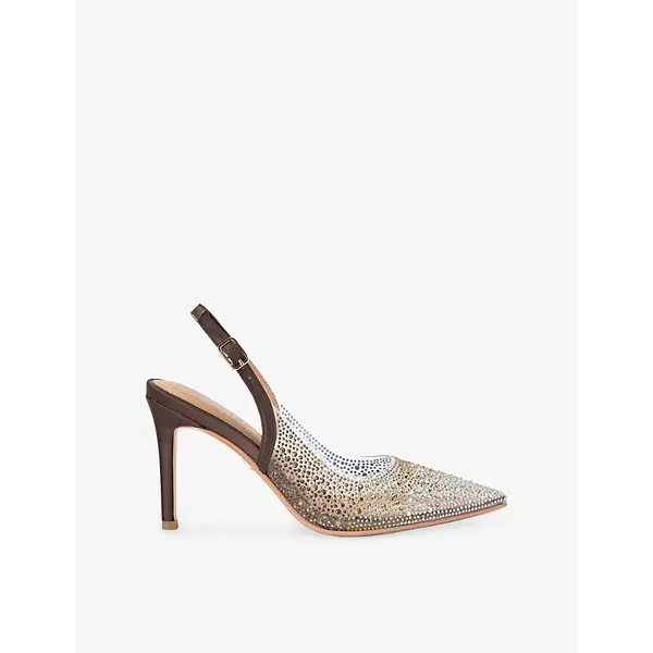 Carvela Embellished Sling-back Heels - Brown