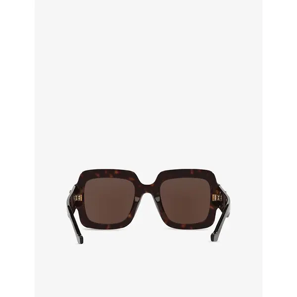Gucci Oversized Square-frame Acetate Sunglasses - Brown