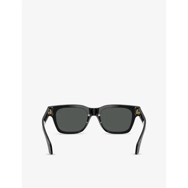 Versace Ve4486 Square-frame Acetate Sunglasses - Black