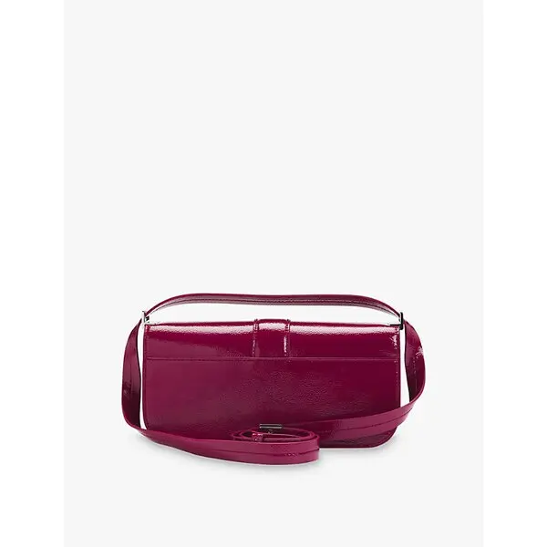 Hugo Logo Plaque Faux-leather Shoulder Bag