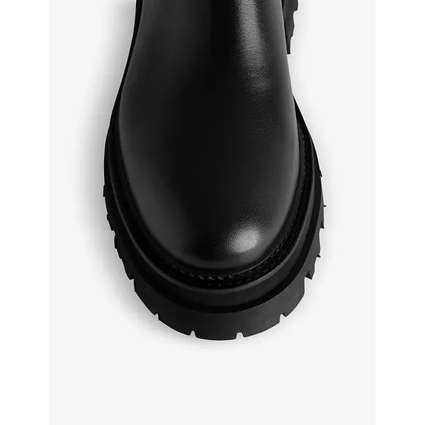 Zadig&Voltaire Ride Logo-plaque Leather Chelsea Boots - Noir