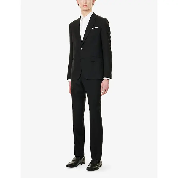 Paul Smith A Suit To Travel In Structured-shoulders Regular-fit Tapered-leg Wool Suit