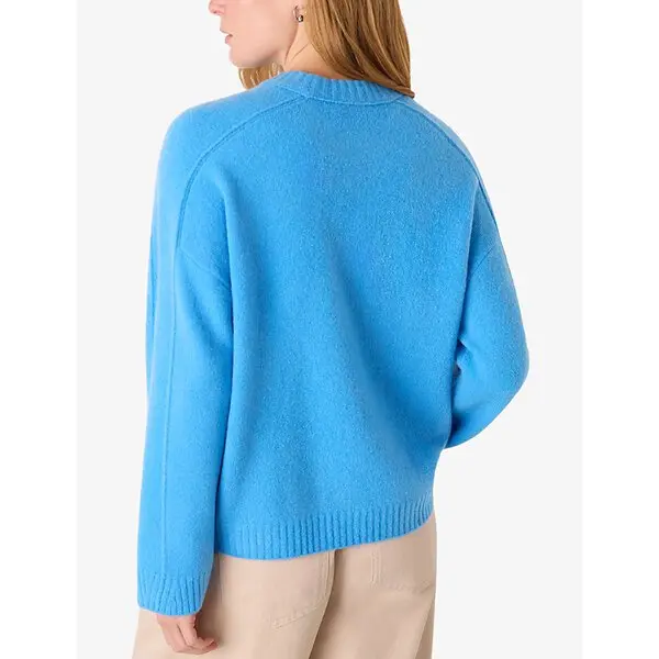 Whistles Exposed Seam Wool-blend Jumper