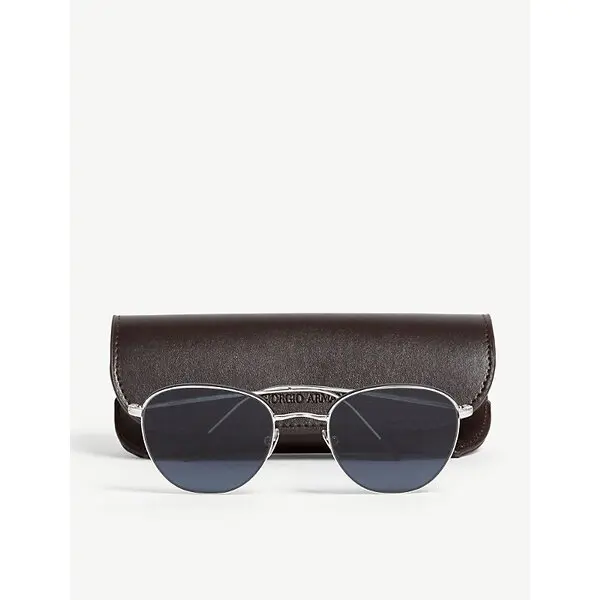 Giorgio Armani Ar6048 Square-frame Sunglasses - Silver