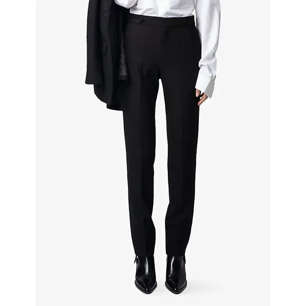 Zadig&Voltaire Panny Rhinestone-embellished Trousers