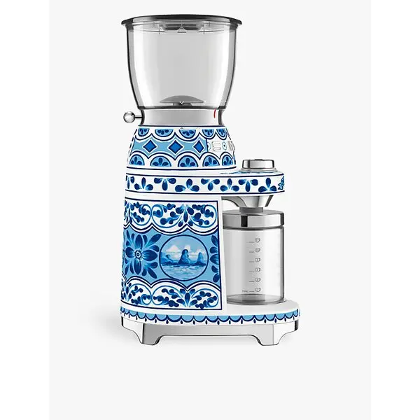 SMEG X Dolce & Gabbana Mediterraneo Coffee Grinder - Blue