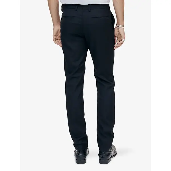The Kooples Slim-fit Straight-leg Wool Suit Trousers