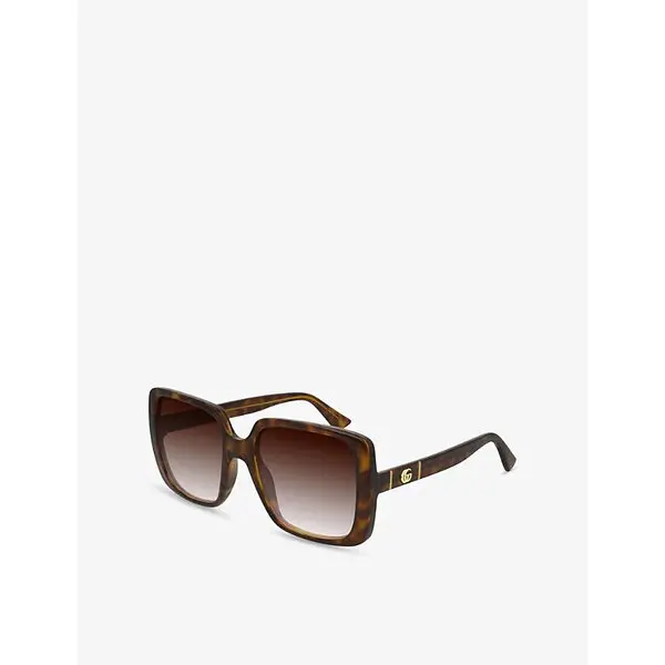 Gucci Rectangle-frame Injected Sunglasses