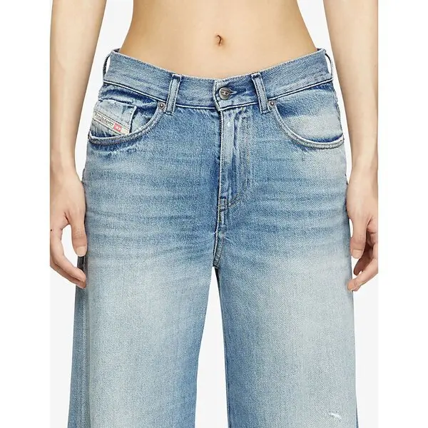 DIESEL® 1978 Akemi Wide-leg Denim Jeans - 01